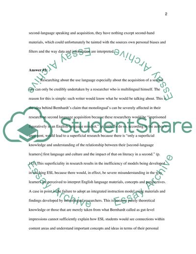 ESL and Bilingual Education: Understanding the Differences Essay ... ESL and Bilingual Education: Understanding the Differences Essay ...