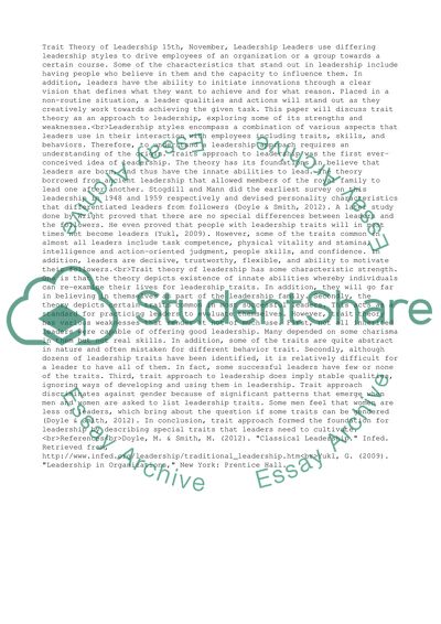 Trait Theory Of Leadership Essay Example Topics And Well Written Essays 500 Words 30 trait-theory-of-leadership-essay-example-topics-and-well-written-essays-500-words-30