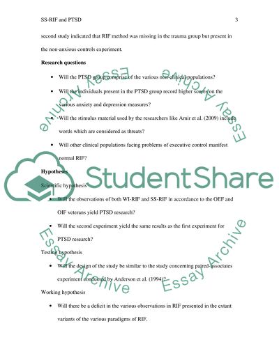 Preview of forgetting Trauma article Research Paper Preview of forgetting Trauma article Research Paper