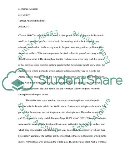 Textual Analysis About What Every Soldier Should Know Essay