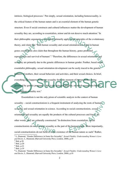 Human Sexuality Essay Example Topics And Well Written Essays 2500 Words 1