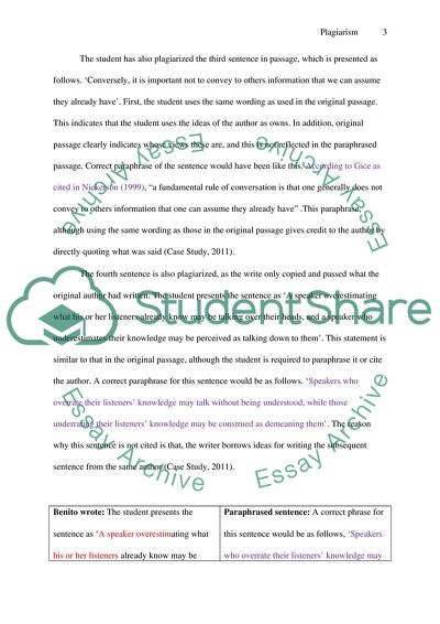 Identifying Plagiarism Assignment Example | Topics and Well Written ...