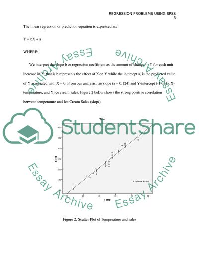 Solve A Regression Problem Using Spss Coursework