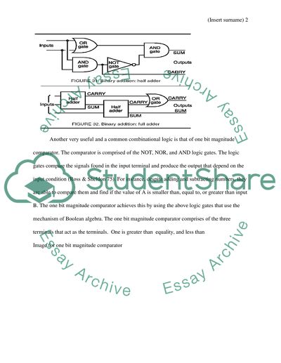 Combinational And Sequential Logics Assignment Example Topics And