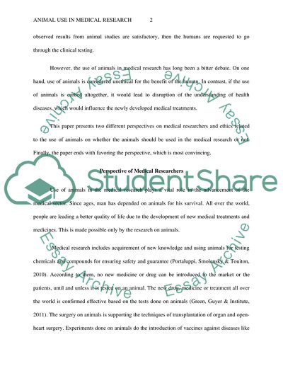 Animal Use In Medical Research Essay Example Topics And Well Written Essays 2000 Words animal-use-in-medical-research-essay-example-topics-and-well-written-essays-2000-words