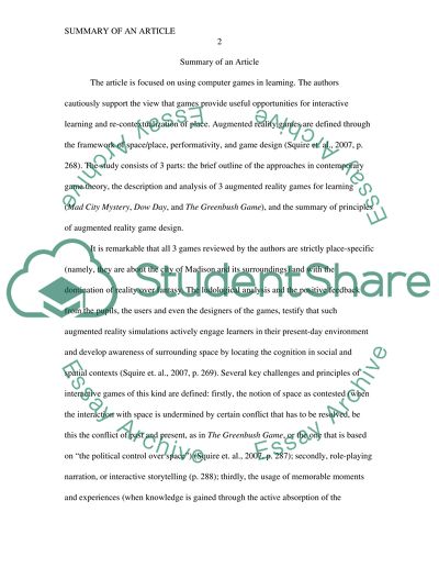 Summary Of An Article Essay Example Topics And Well Written Essays 250 Words 8 summary-of-an-article-essay-example-topics-and-well-written-essays-250-words-8