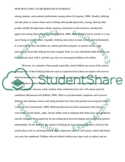 How Bullying Can Be Reduced In Schools Essay Example Topics And Well how-bullying-can-be-reduced-in-schools-essay-example-topics-and-well