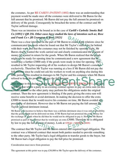 LLB Law - Contract Law Case Study Example | Topics and Well Written ... LLB Law - Contract Law Case Study Example | Topics and Well Written ...